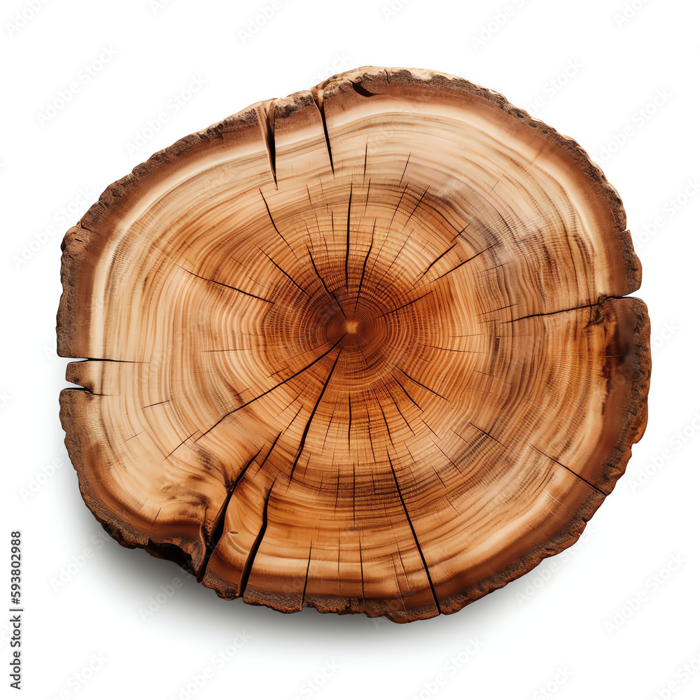 tree trunk cross section Stock Illustration | Adobe Stock