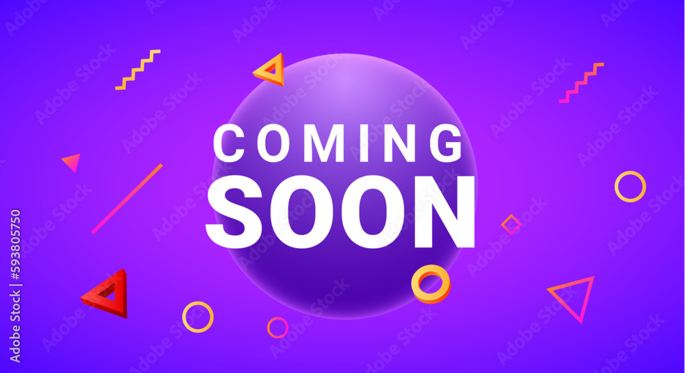 Coming soon website launch banner. New release coming soon open product ...
