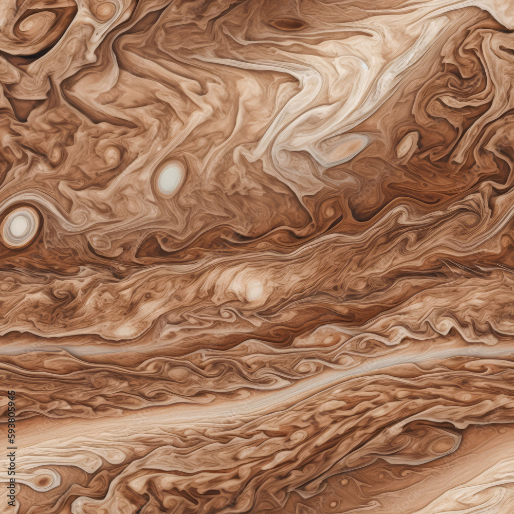 Jupiter Surface Seamless image depicts the planet's abstract and ...
