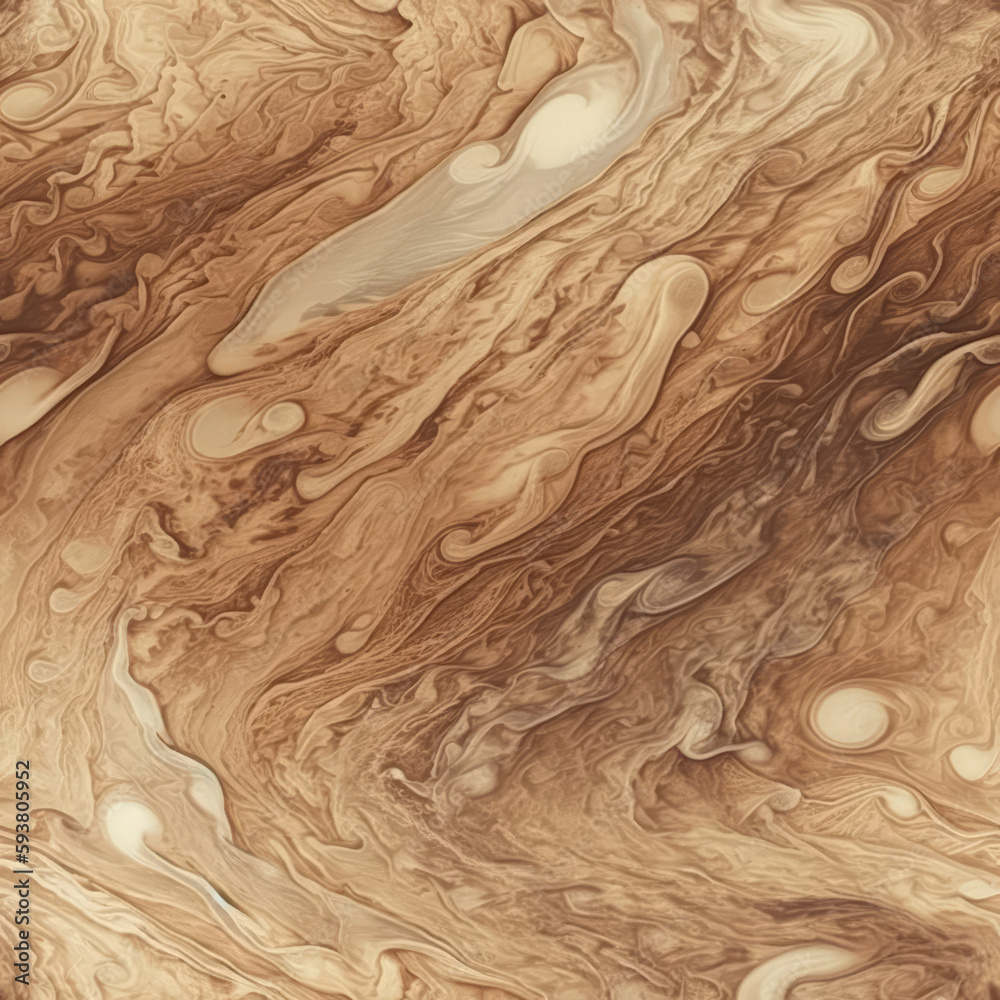 Jupiter Surface Seamless image depicts the planet's abstract and ...
