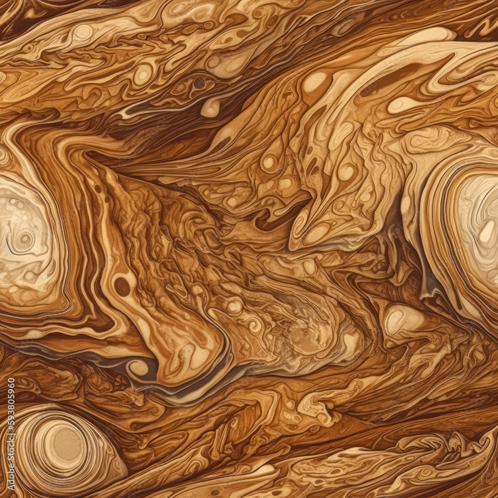 Jupiter Surface Seamless image depicts the planet's abstract and ...