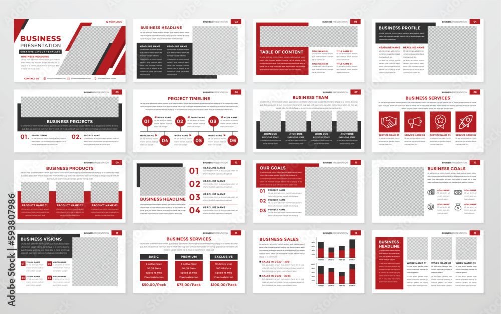 minimalist presentation template with modern concept and minimalist ...