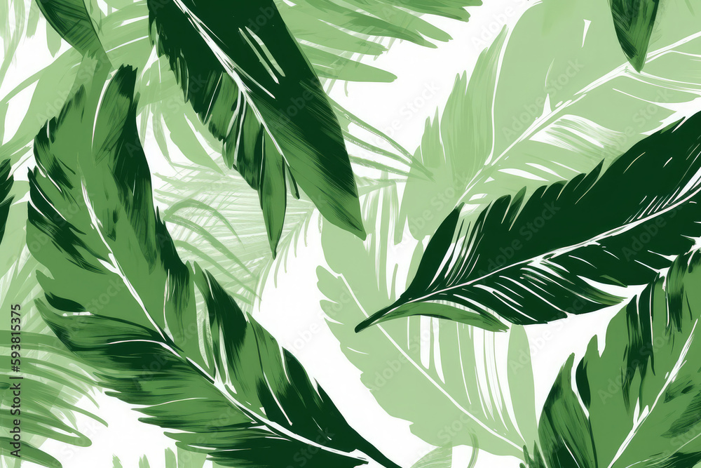 For use in fabrics, graphics, and crafts, a continuous pattern of brush ...