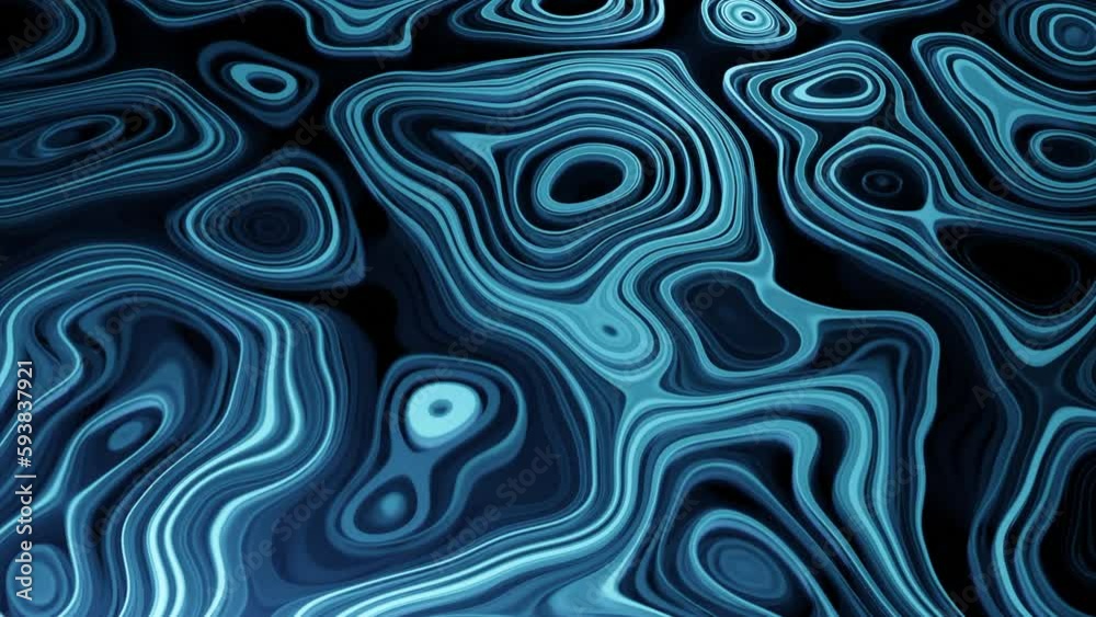 Blue bright spots. Design. Neon bright spots that are highlighted in 3D ...