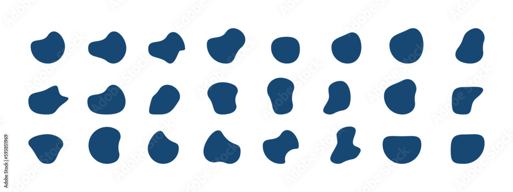 Imperfect Doodle Circle vector Shapes. vector illustration imperfect ...