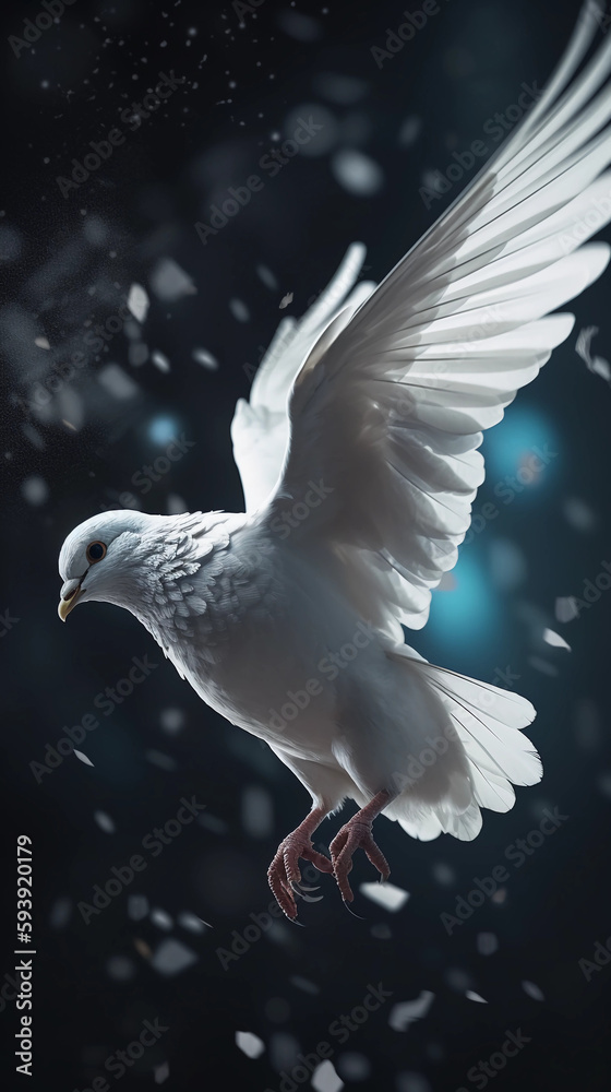 Dove bird animal outdoor scene ultra-detailed macro photography picture ...