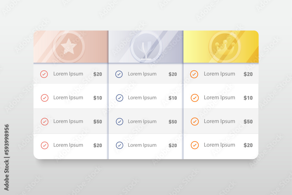 Gold, silver and bronze medals.award medals icons with form or list ...