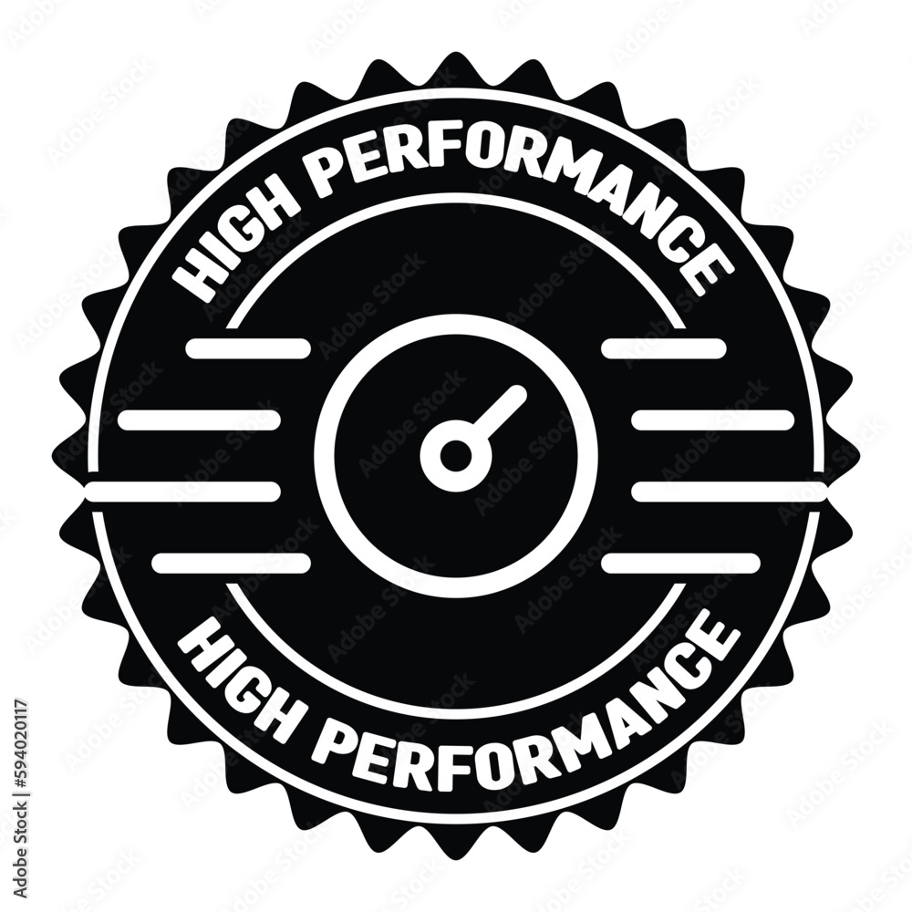 high performance rubber, top performance badge, top performer stamp ...