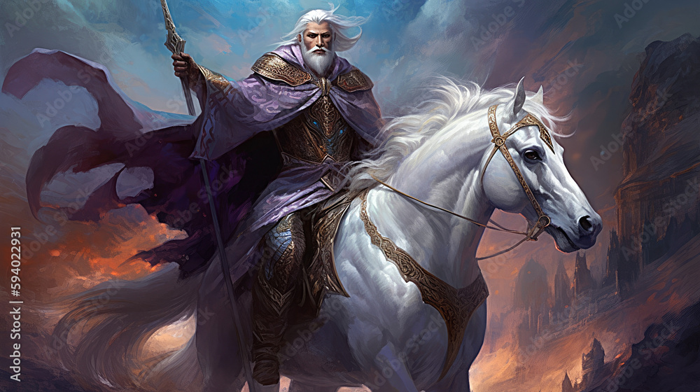 Return of Jesus The Warrior Stock Illustration | Adobe Stock