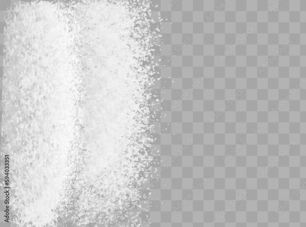 Vecteur Stock Beer foam isolated on transparent background. White soap ...