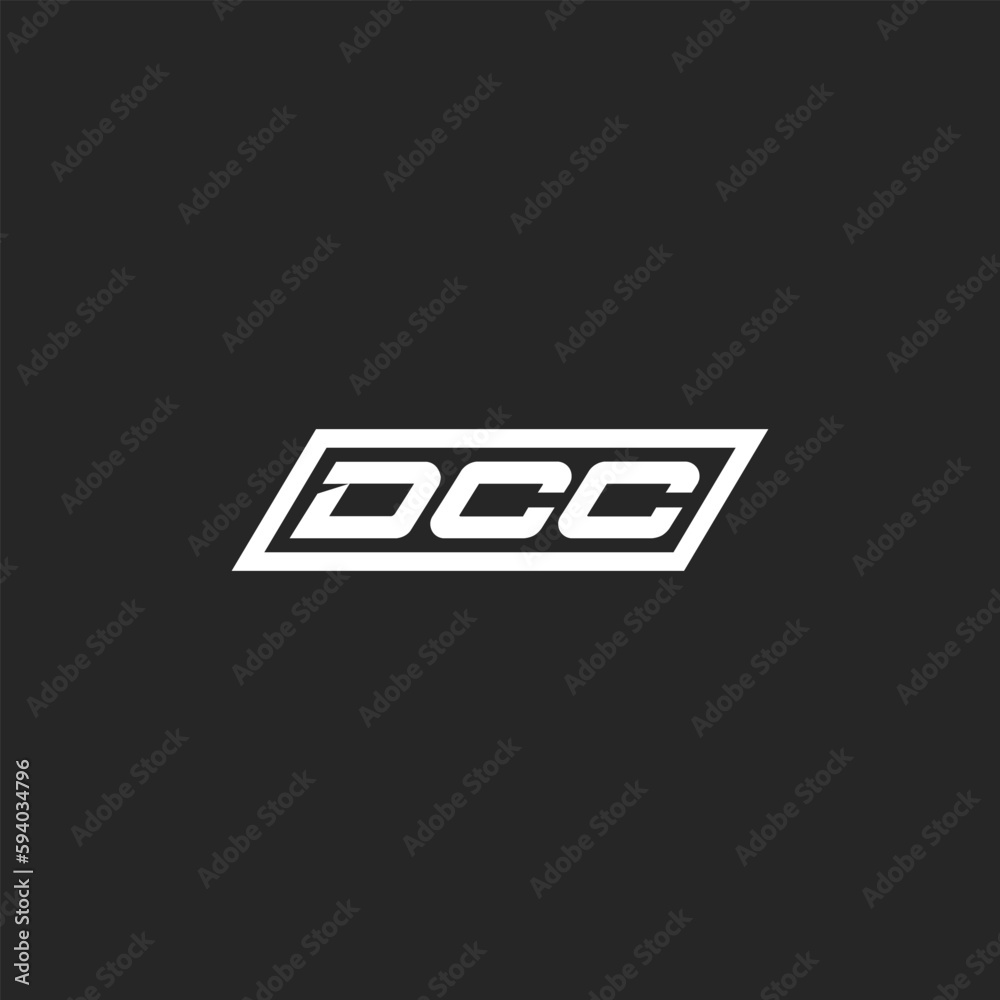 Letter DCC logo Stock Vector | Adobe Stock