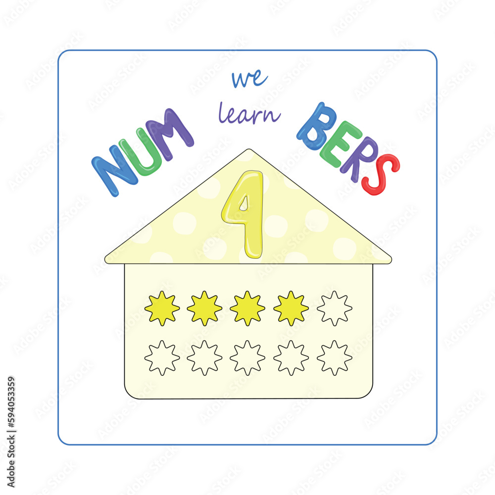 number four table for junior high school and preschool, learning ...