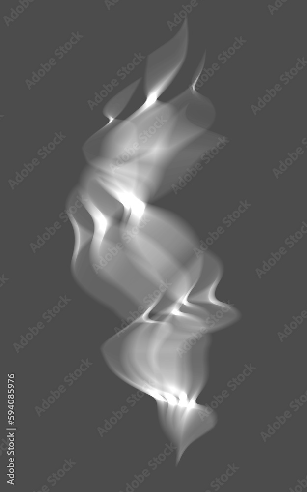 Png background, steam and smoke with fog, curvy and fumes isolated on ...