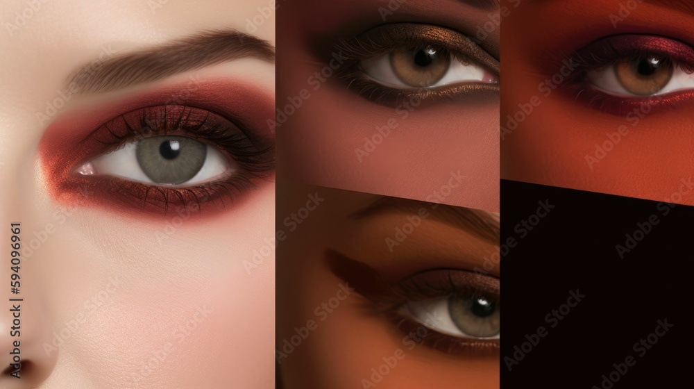 Warm toned wallpaper with deepening shades and subtle shadows Stock ...