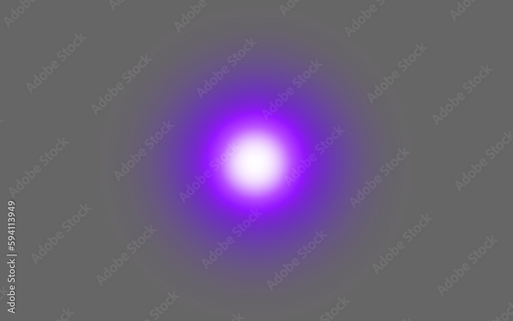 Purple Lens Flare Transparent