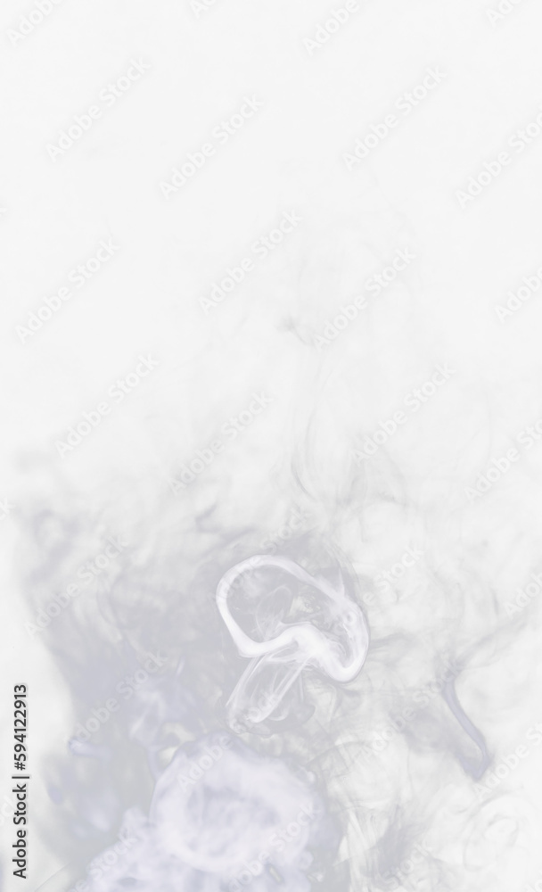 Smoke ring, steam texture and png with fog in the air on a transparent ...