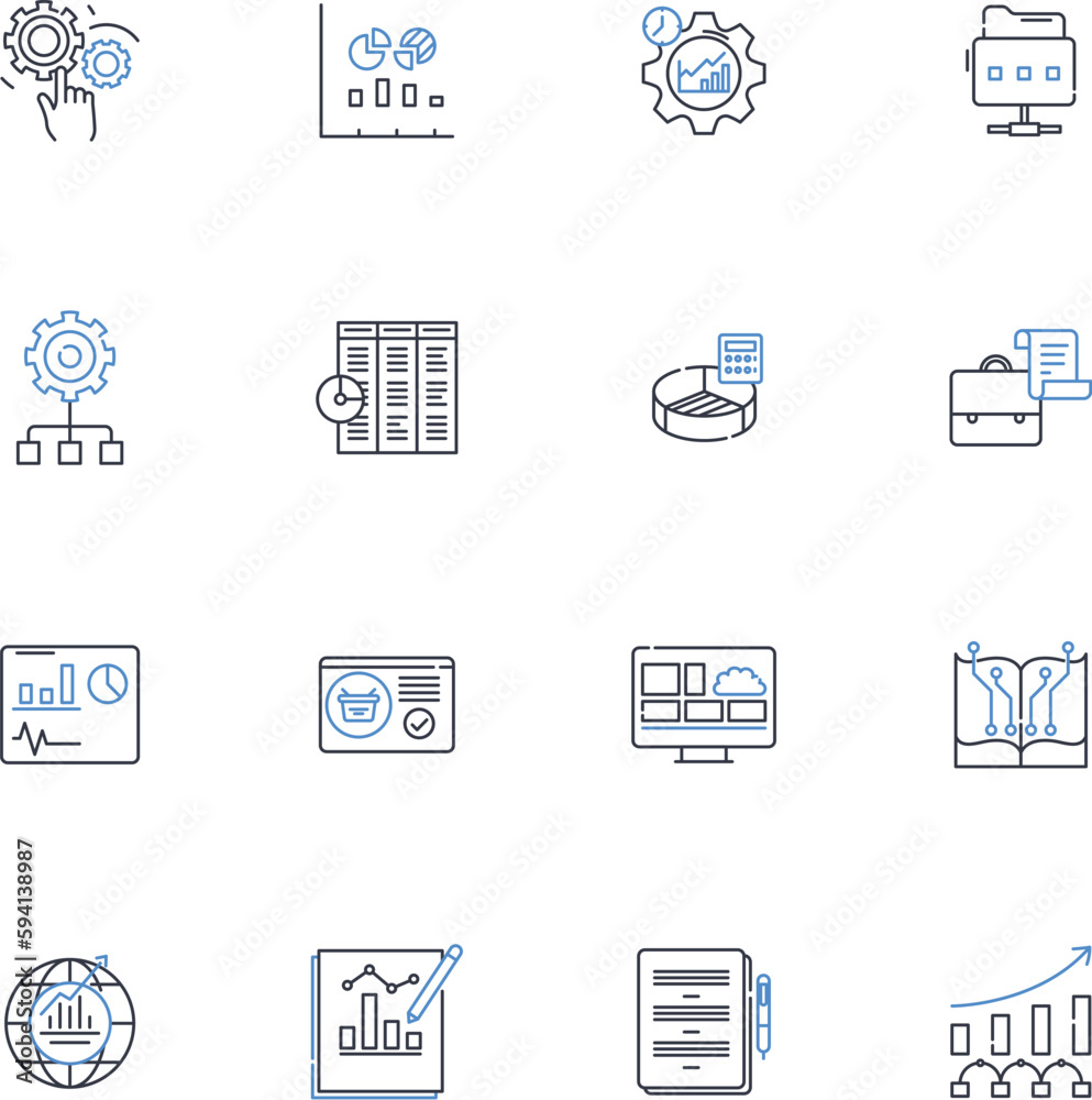 Programming Line Icons Collection Algorithm Bug Code Compiler Cryptography Debugging