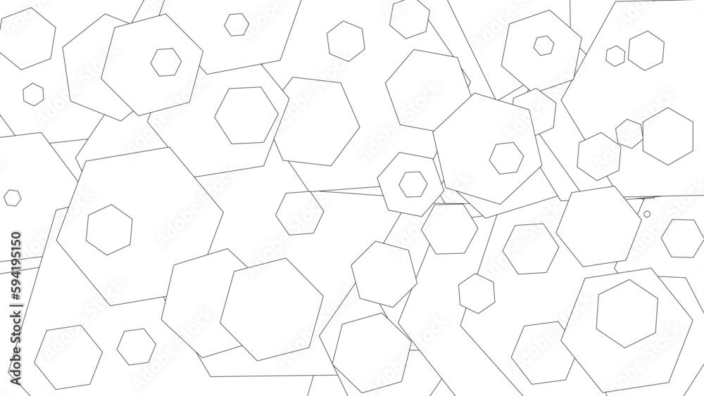 Vector Illustration of the pattern of black lines on white background ...