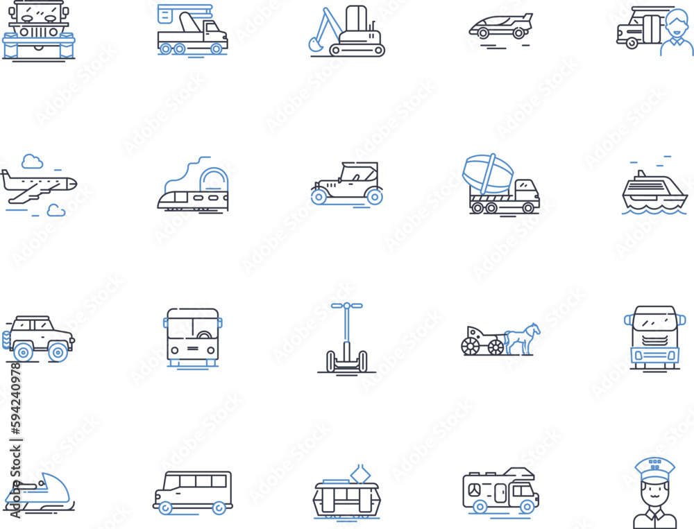 Educational toys line icons collection. Learning, Developmental ... Educational toys line icons collection. Learning, Developmental ...