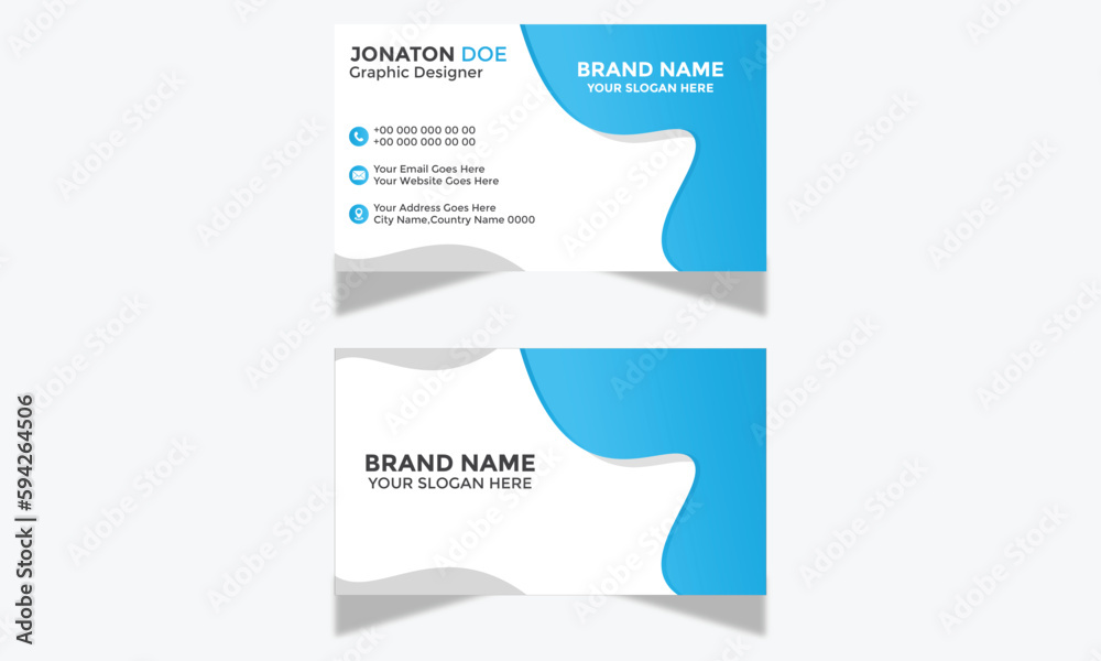 Professional Modern Corporate and Creative Business Card Design ...