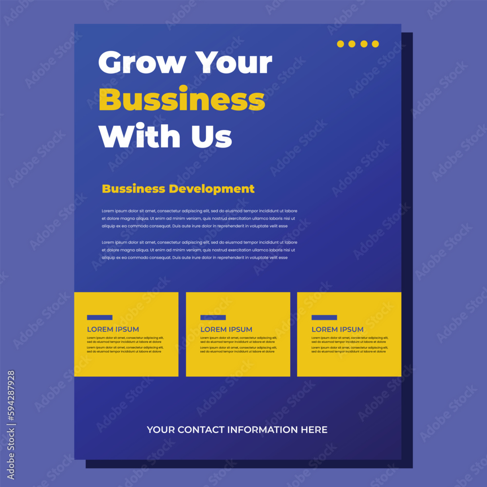 Corporate Business Flyer poster pamphlet brochure cover design layout ...