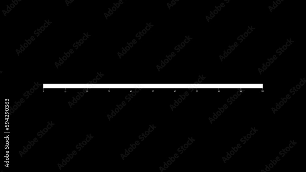 Loading bar animation with glitch effect. Futuristic tech loading bar ...