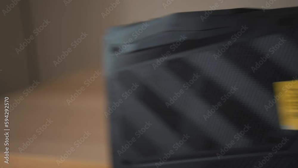 Person stealing a Laptop, data theft. The devastating consequences of ...