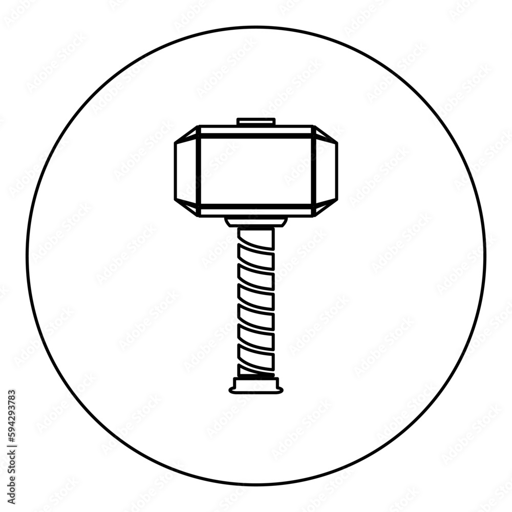 Thor's hammer Thor Mjolnir viking scandinavian mythology superhero ...