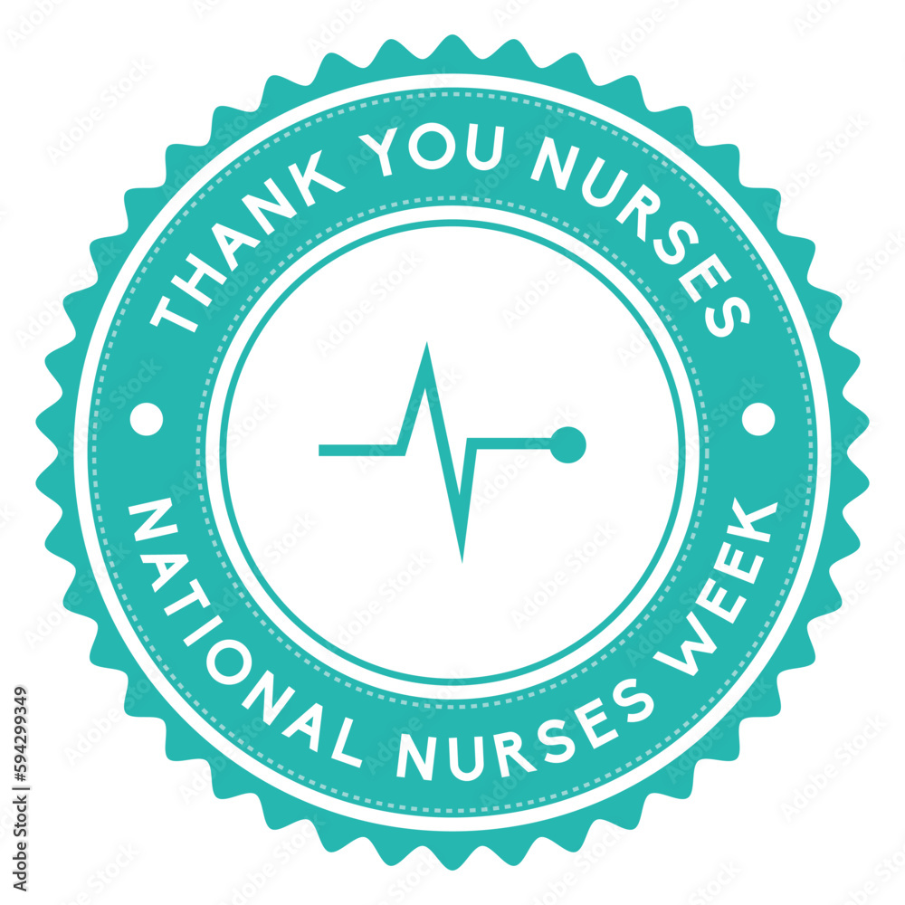 National Nurses Day Badge, National Nurses Week, Stamp, Logo, Emblem ...