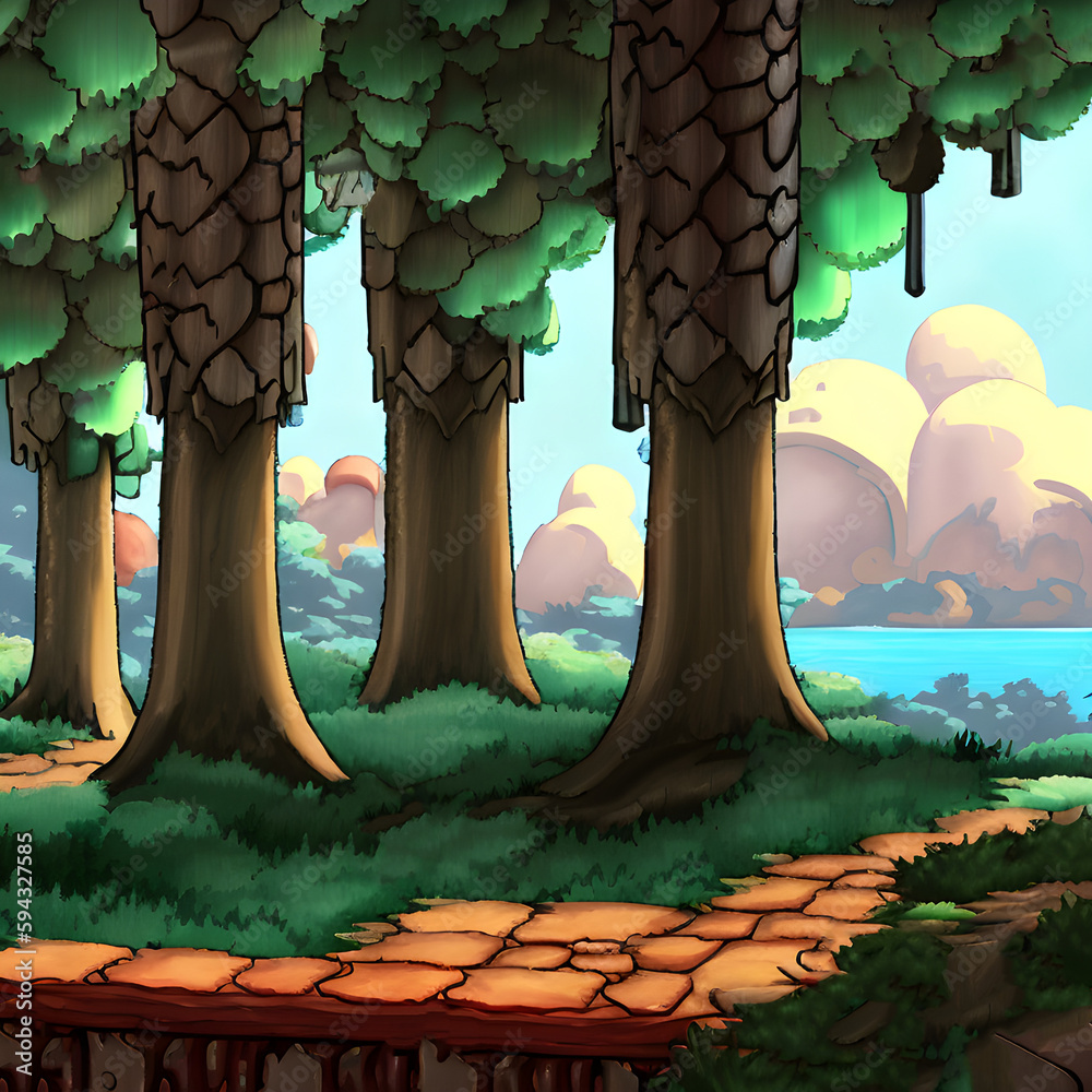 Generic Environment, adventure time, cuhead, psicodelic, Environment ...