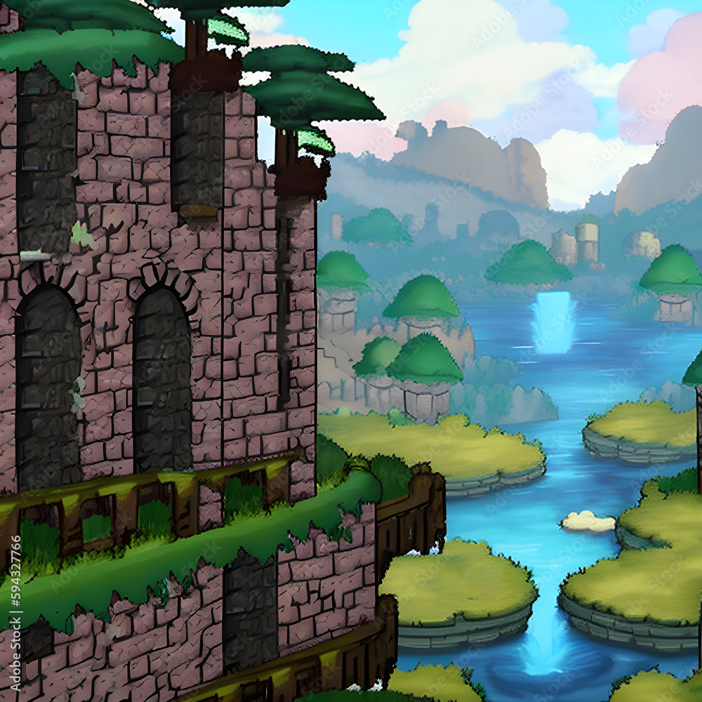 Generic Environment, adventure time, cuhead, psicodelic, Environment ...