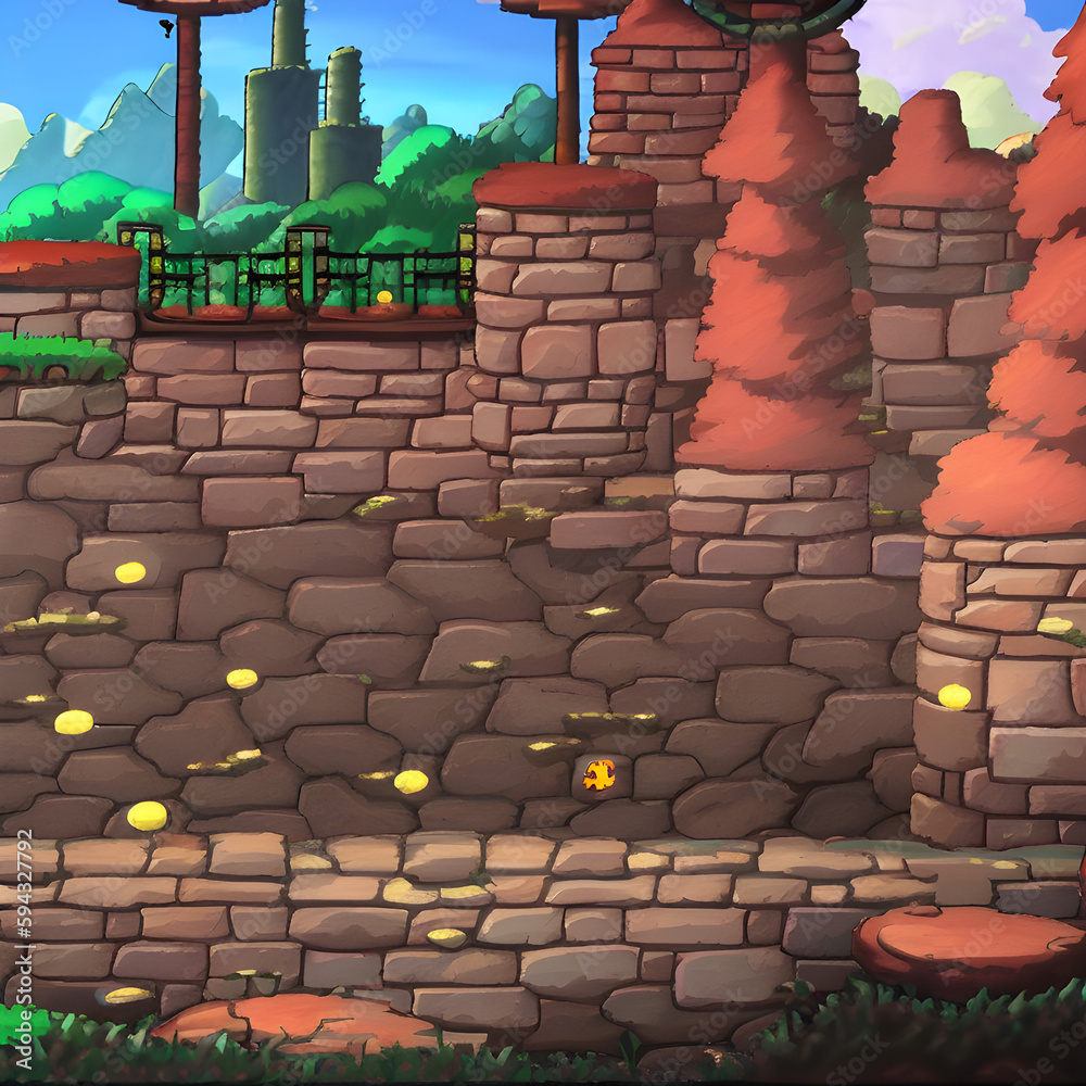 Generic Environment, adventure time, cuhead, psicodelic, Environment ...