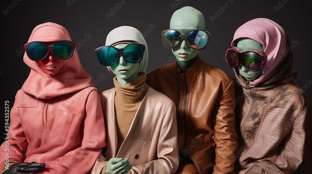 AI Generated images of aliens trying to blend in with humans and ...