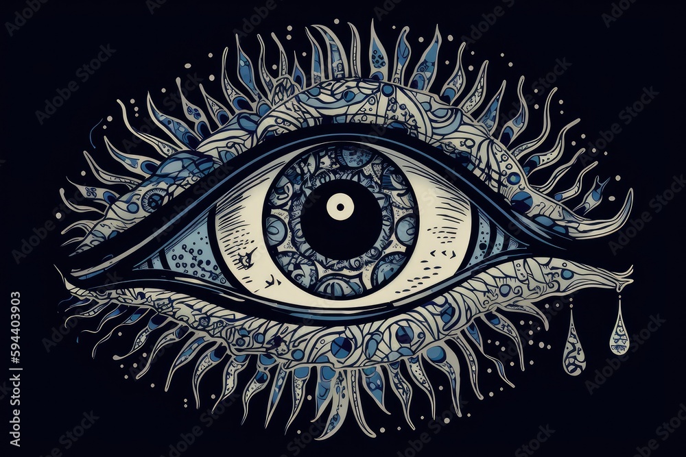 How To Ward Off Evil Eye Illustration With Step By Step Instructions On How To Protect Yourself