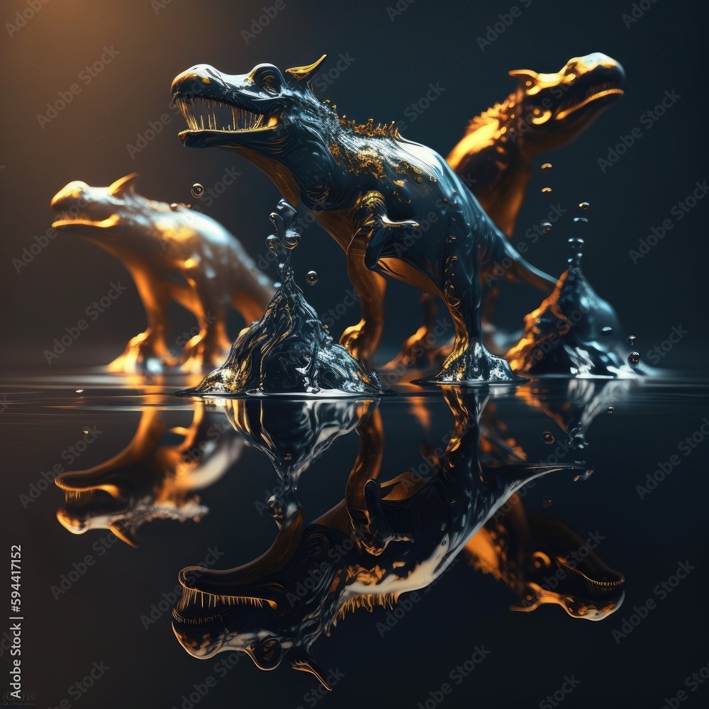 Dinosaurs. The dominant group of land vertebrates in the Mesozoic era ...