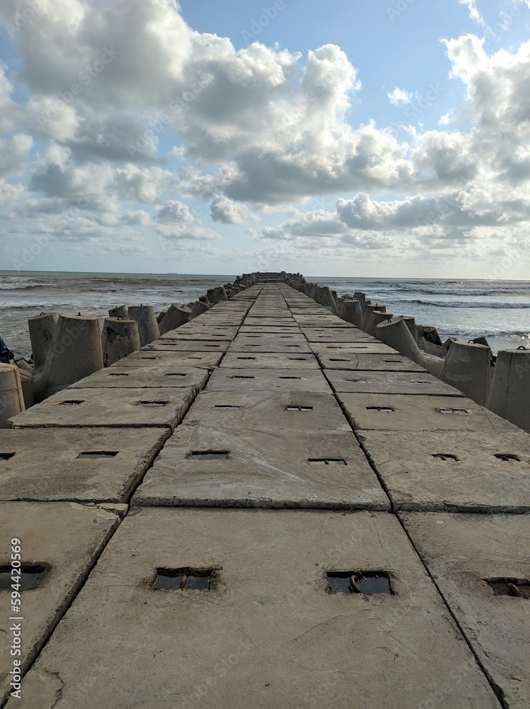 Beach Wave Breaker: A Solution to Enhance Your Coastal Experience Stock ...