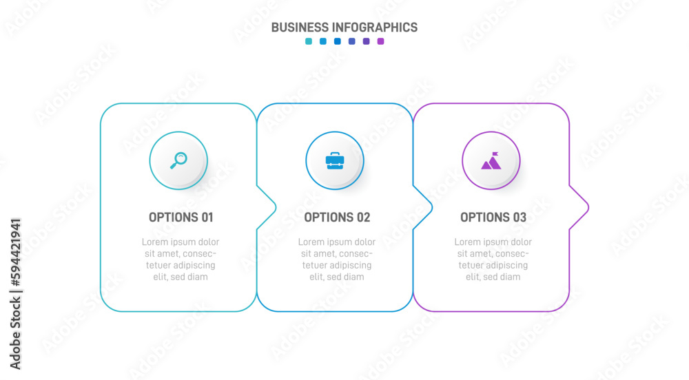 Timeline infographic with infochart. Modern presentation template with ...