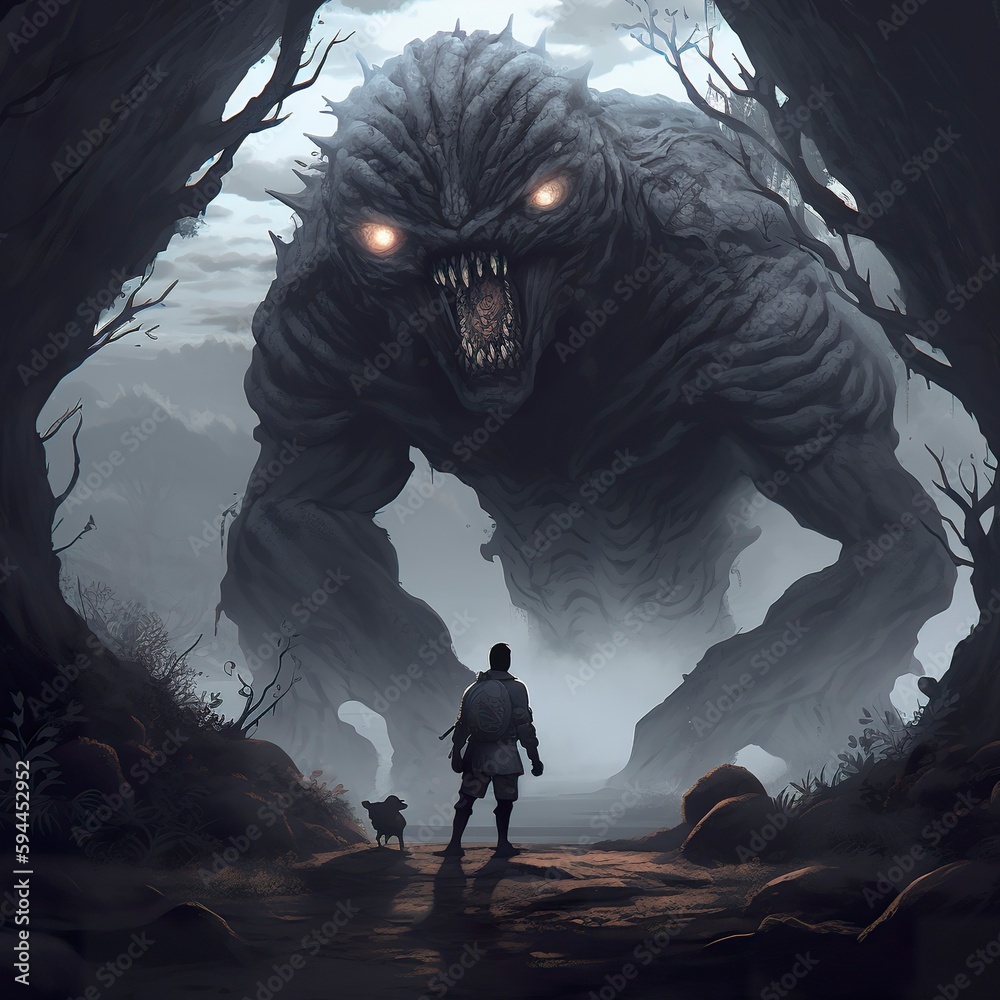 cinematic 4K HD image with dramatic orange and blue lighting, the ...