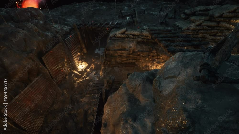 The apocalyptic atmosphere of war. Through the Fire and Rain: A Glimpse ...