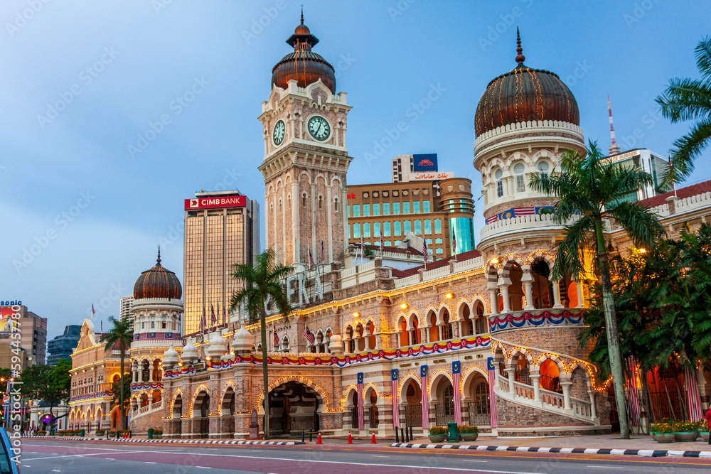 Foto de Kuala Lumpur, West Malaysia. Sultan Abdul Samad Building and ...