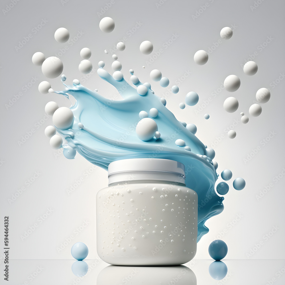 water cream (white with a slightly translucent look texture) lotion ...