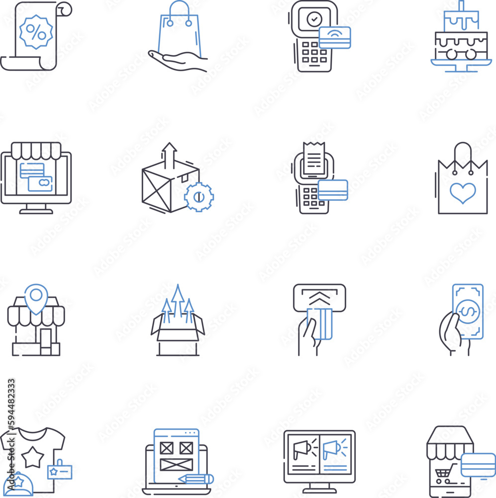 Trendsetter line icons collection. Innovator, Visionary, Pier, Mover ...