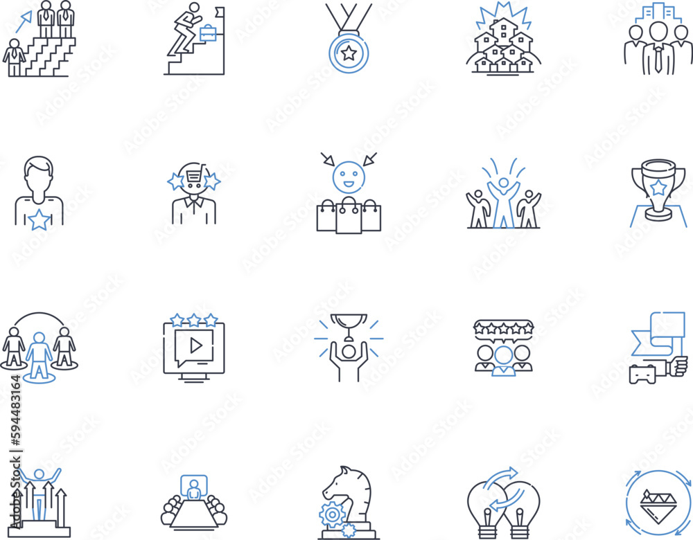 Scramble line icons collection. Puzzle, Brain-teaser, Scrabble, Jumble ...