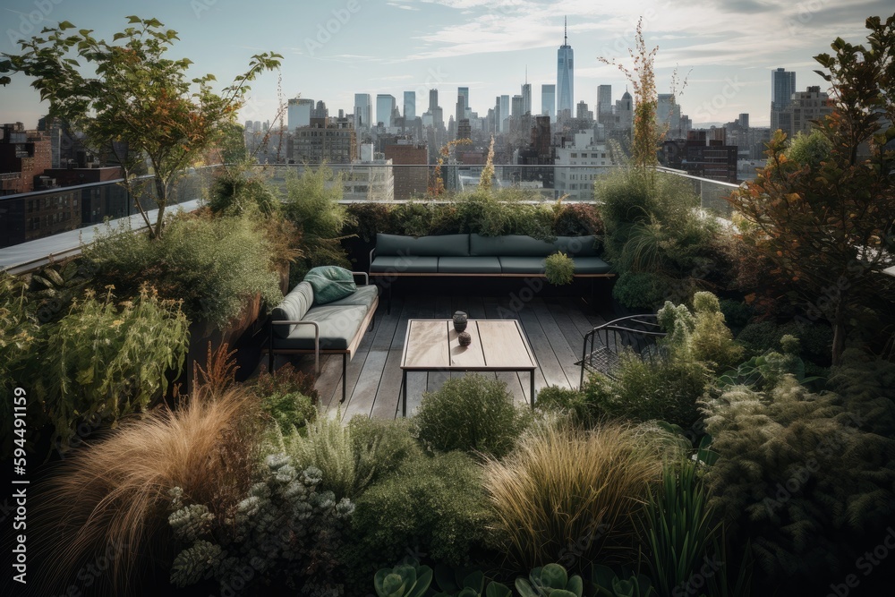 Europe's Striking Landmarks: A Meticulously Landscaped Rooftop Garden ...