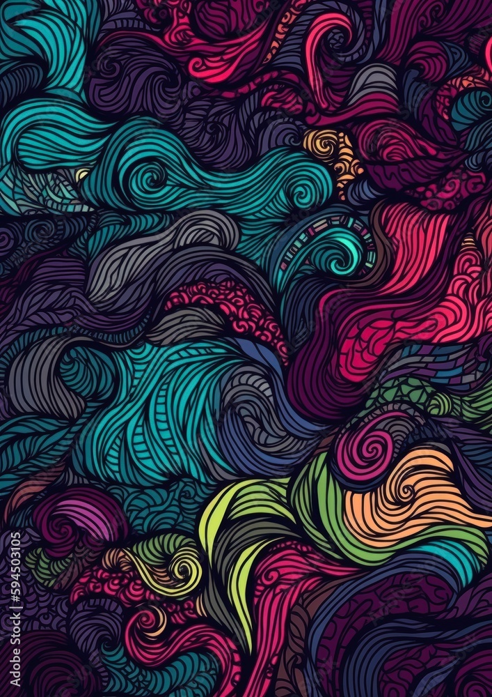 background color hand simple abstract swirls waves insanely drawing ...