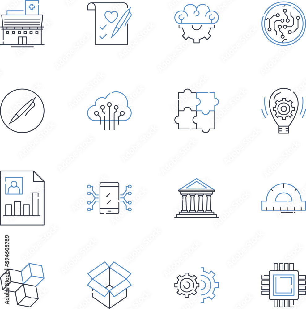 Cultural Phenomena line icons collection. Diversity, Tradition, Beliefs ...