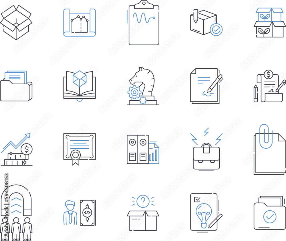 Form-filling line icons collection. Input, Data, Fields, Information ... Form-filling line icons collection. Input, Data, Fields, Information ...