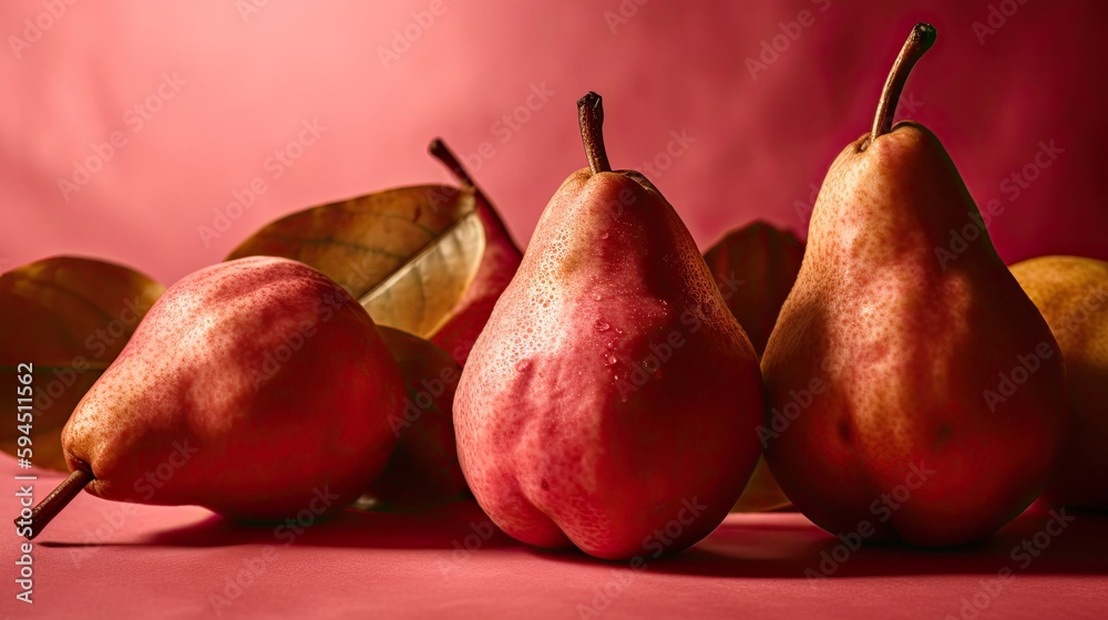 Pears, Large Group, Background – Italian Cultivar of Green Pear Pera ...