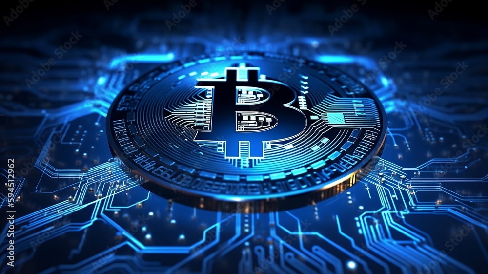 Bitcoin fondo de pantalla ilustración de Stock | Adobe Stock