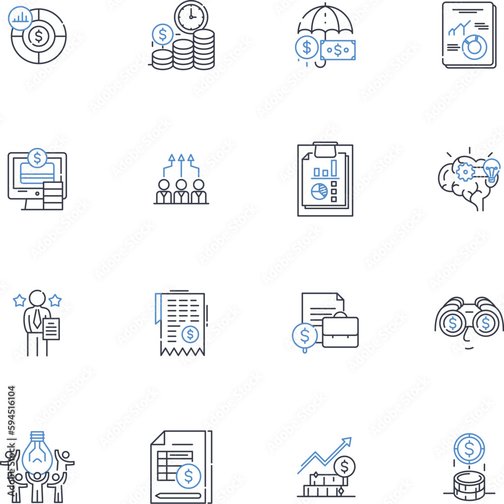 Steal a venture line icons collection. Heist, Robbery, Theft, Burglary ...